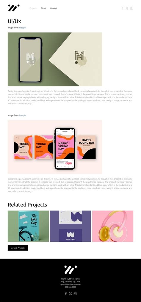 ui design html code example by nicepage