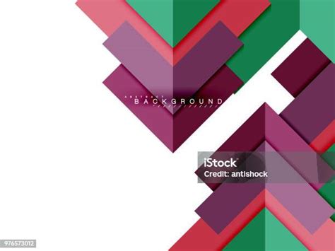 여러 가지 빛깔된 추상적인 기하학적 도형 기하학 배경 웹 배너에 대 한 0명에 대한 스톡 벡터 아트 및 기타 이미지 0명 3차원 형태 개념 Istock