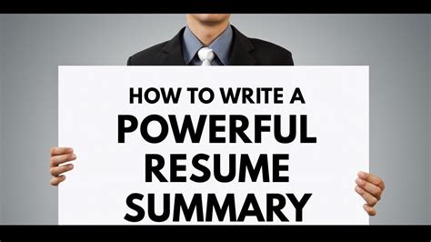 Powerful Resume Summary Statement Top Resume Writing Services In India