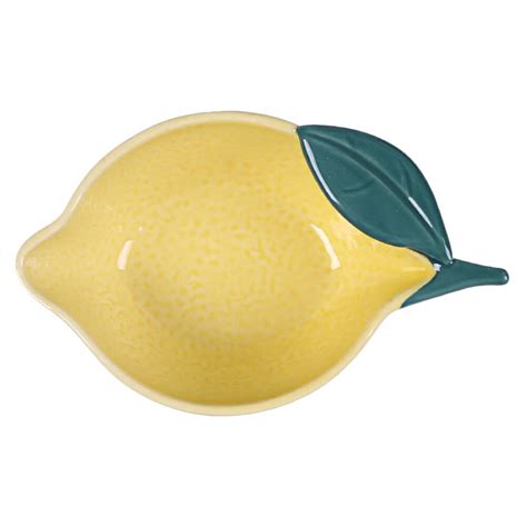 1pc 실용적인 세라믹 과일 샐러드 그릇 레몬 모양 샐러드 그릇 과일 그릇그릇 Aliexpress