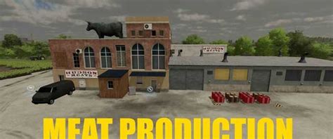 FS MEAT PRODUCTION v Placeable Objects Mod für Farming Simulator
