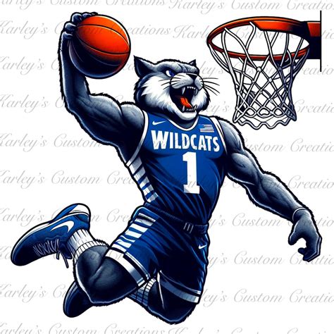 Wildcat Mascot Basketball Png Royal Blue Mascot Png Wildcat School