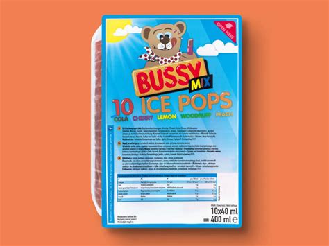 Bussy Mix Ice Pops Wassereis 400 Ml Im Angebot Aktuelle Preise