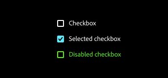Checkbox Spectrum