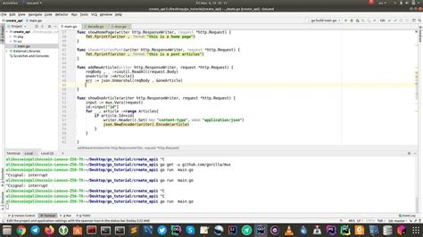 آموزش ساخت Api با Golang جلسه پنجم Youtube