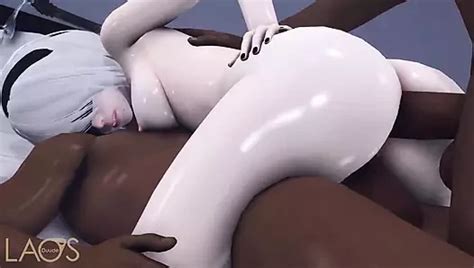 Nier Automata Themed Cowgirl Double Penetration 3 Feat The