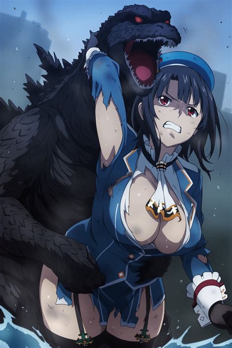 Takao Godzilla And Godzilla Godzilla And 1 More Drawn By Kazenbou