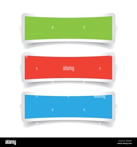 Empty Vector Label Set Stock Vector Image And Art Alamy