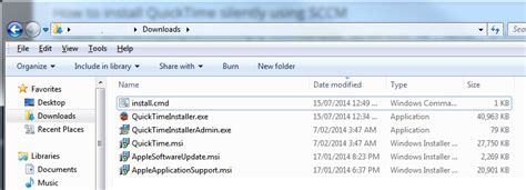 How To Install QuickTime Silently Using SCCM IT Support Guides