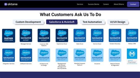 Oktana On Linkedin Salesforcepartner Specializations Crm Integrations Managedservices…
