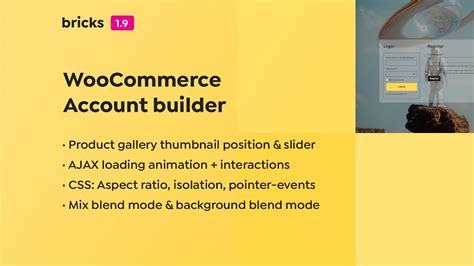 Bricks 19 Woocommerce Account Builder Youtube