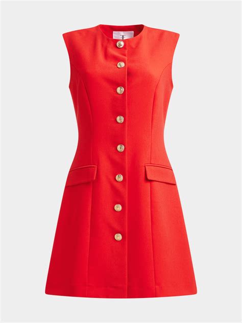 Button Through Shift Dress Bash