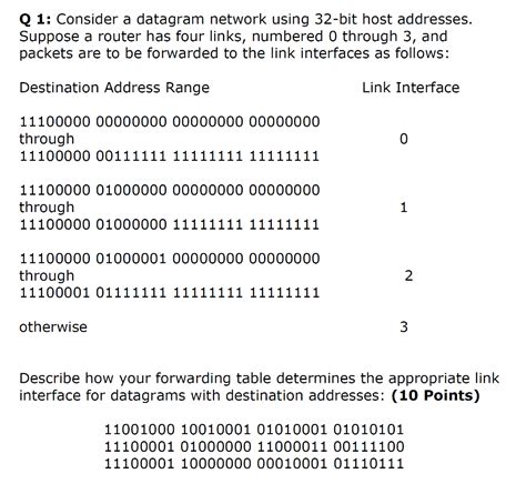 Solved Q Consider A Datagram Network Using Bit Host Chegg