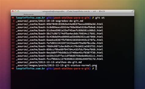 Atalhos Para O Git Loop Infinito