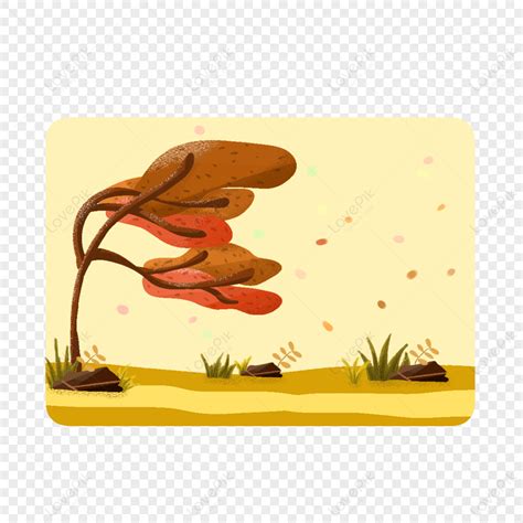 크리 에이 티브 손으로 그린 그림 만화 일러스트 이미지 가을 레이블 잔디 유치원여우캐릭터 Png 일러스트 무료 다운로드 Lovepik