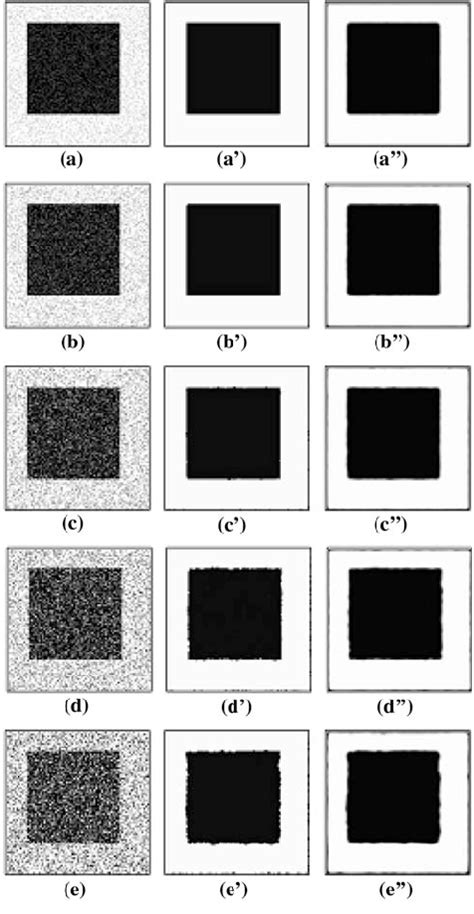 Noisy And Extracted Synthetic Images A B C D E Noisy Images With Download Scientific