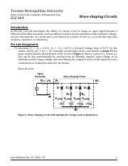 Understanding Wave Shaping Circuits Exploring The Nonlinear Course Hero