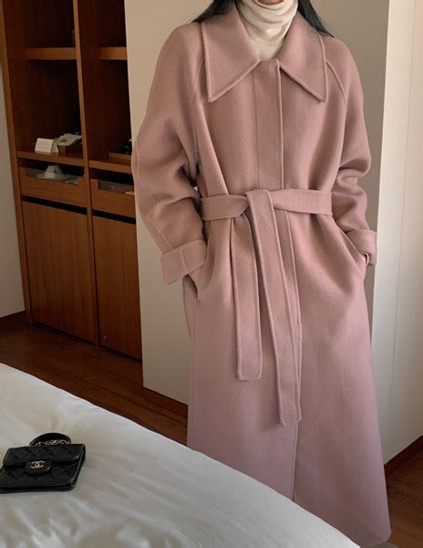 가내스라 핀 핸드메이드 코트 핑크단독주문시당일발송