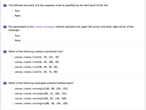 Solved The Leftmost End Point Of A Line Segment Must Be