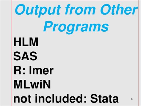 Ppt Multilevel Modeling Programs Powerpoint Presentation Free