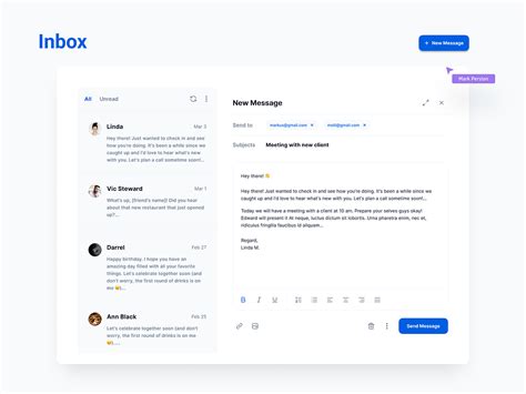 Inbox Form Ux New Message By Valeria Savina On Dribbble