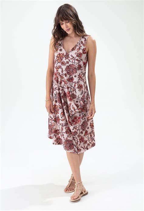 Exception Dress In Blossom Print Technical Jersey