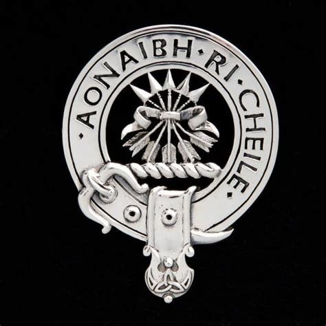 Clan Cameron Clansmans Crest Badge 92 5 Sterling Silver ⋆ Celtic