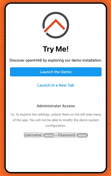 Test Login Against Openhab Instance Using Docker Installation Openhab Community