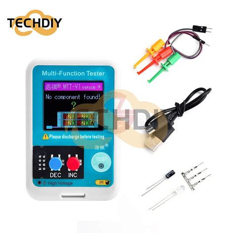High Precision Mtt V1 Multimeter Esr Meter Transistor Tester Colorful Display Tft Diode Triode