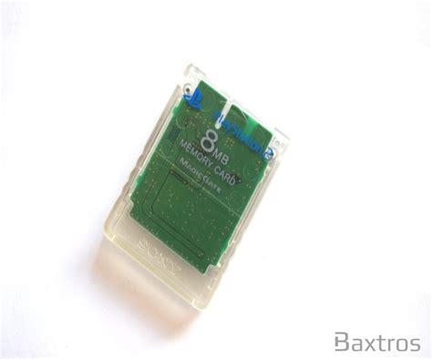 Official Original Sony PS Memory Card Transparent Baxtros