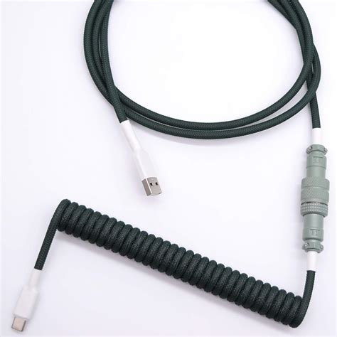 Amazon Com Mechcables Coiled Aviator Keyboard Cable For Mechanical Keyboards USB C Botanical
