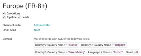 Assign Leads Based On Scoring Rules Odoo 13 Enterprise Edition Book Crm