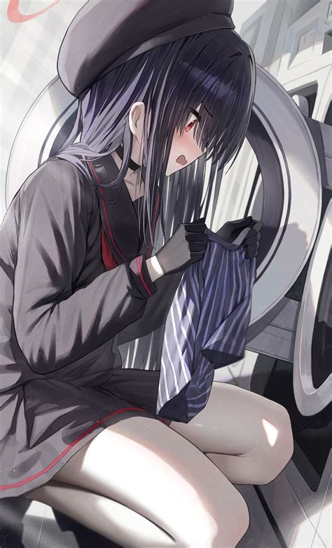 Hidulume Blue Archive Justice Realization Committee Member Halo Seifuku