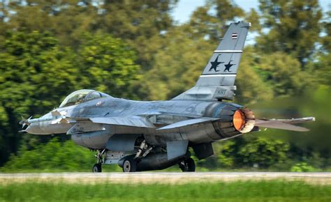 Lockheed Martin F 16a Block 15 E Mlu Royal Thai Air Forces Renovated Falcon Aircraft War