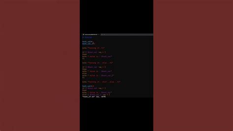 unix basics shell script if else fi statement scripting unix