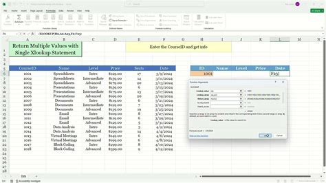 Xlookup Return Multiple Values Imaginative Minds