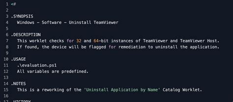 Windows Software Uninstall Teamviewer