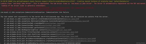 spring boot各种启动失败 com mysql cj jdbc exceptionsmunicationsexception