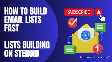 How to Build Email Lists Fast - 9 Powerful List-Building Tactics