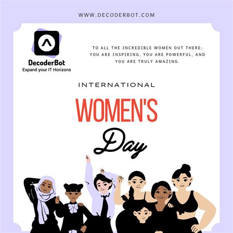 decoderbot honors women worldwide decoderbot posted on the topic