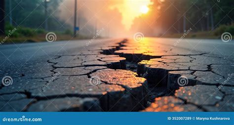 Earthquakes Impact As A 3d Background Royalty Free Stock Image