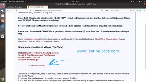 Testlink Install On Linux