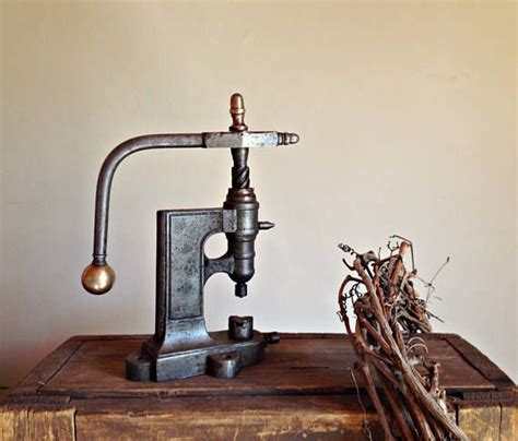 Vintage Industrial Hand Press Antique Drill Press Vintage Vintage