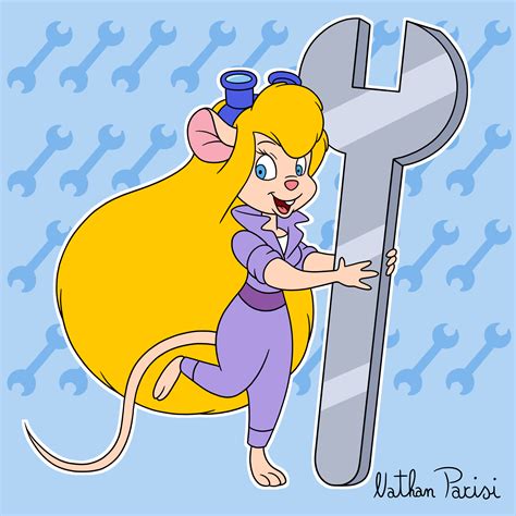 Gadget Chip N Dale Rescue Rangers 25 By Nathanparisi On Deviantart
