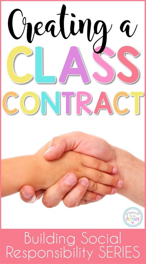 Creating A Class Contract Traditional Activities And Student
