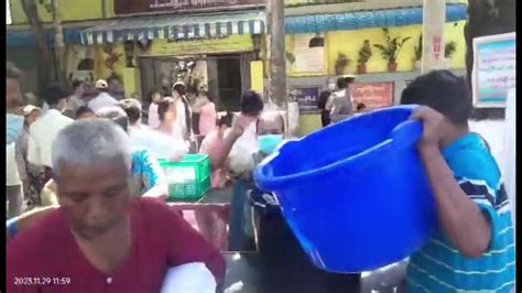 29 11 23 သရက်တောကျောင်းတိုက် သဘာဝတရားရိပ်သာ၌ နေ့စဥ် ထမင်း ဟင်း အဟာရဒါန ကုသိုလ်ဘဏ်။ Ph