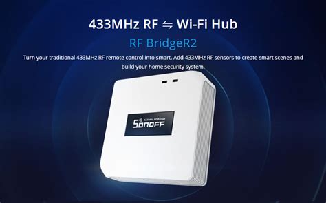 Sonoff RF BridgeR2 - RF brána | Chytrobot.cz - eshop pro chytrou domácnost