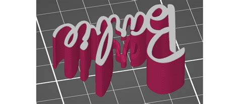 Doll Font Cursive Straw Topper Stl 3d Print File 11mm Width Straw Fits 40 Oz Stanley Tumbler Etsy