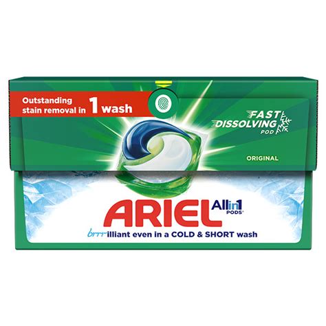 Laundry Detergent For Stain Removal In Large Washing Machines Ariel Uk