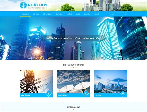 Thiết kế website xây dựng nâng tầm hình ảnh nhà thầu công ty xây dựng trên Internet